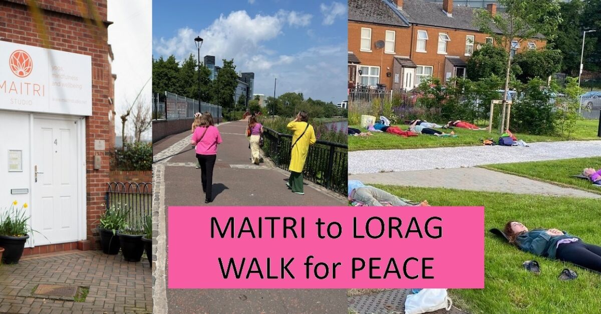 Peace walk with LORAG